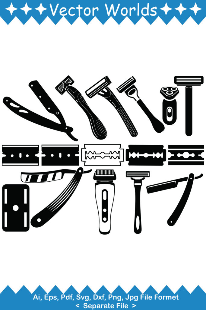 Blade Razors SVG Vector Design - MasterBundles