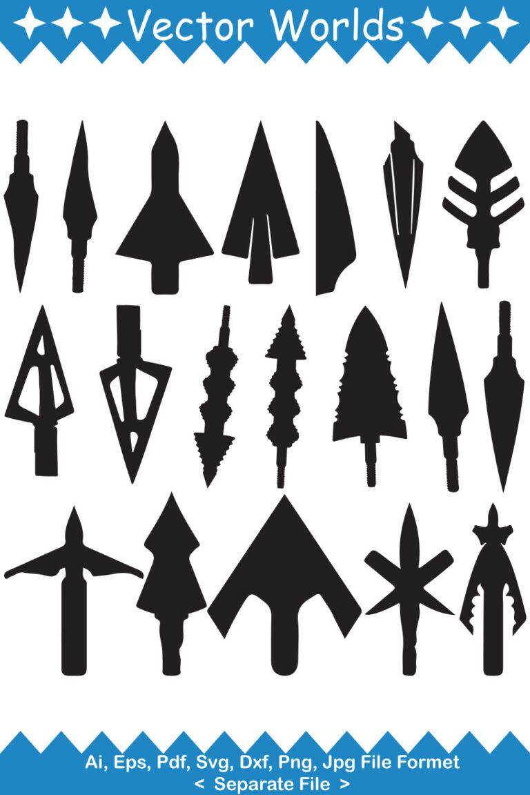 Broadhead Arrows SVG Vector Design - MasterBundles