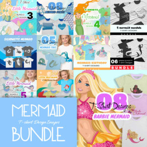Barbie Mermaid SVG T-Shirt Designs Bundle – MasterBundles