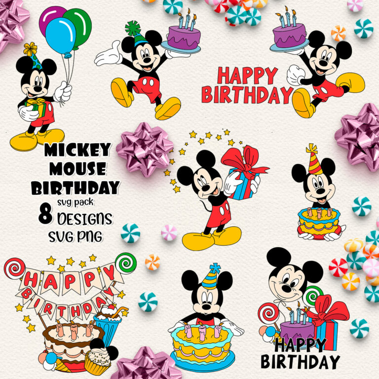 Colossal Mickey Mouse SVG Files Bundle – MasterBundles