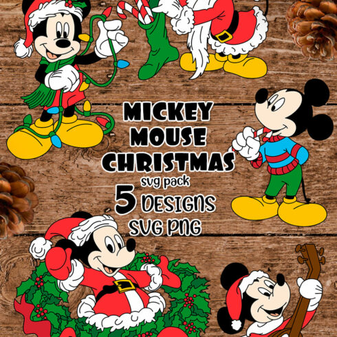 Mickey Mouse Christmas SVG | MasterBundles