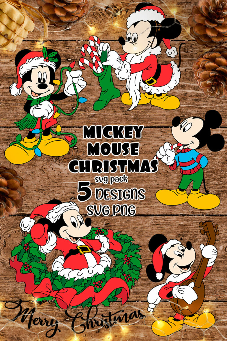 Mickey Mouse Christmas SVG – MasterBundles