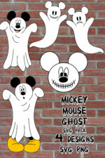 Mickey Mouse Ghost SVG – MasterBundles