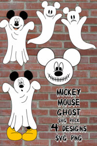 Mickey Mouse Ghost SVG – MasterBundles