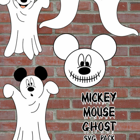 Mickey Mouse Ghost SVG | MasterBundles