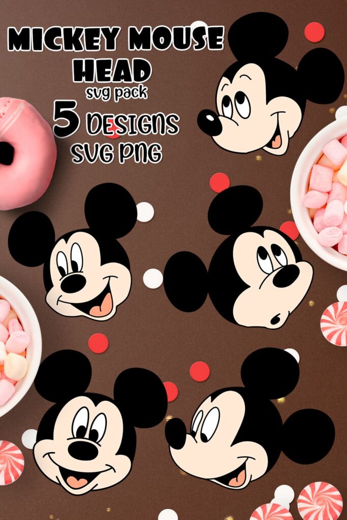 Mickey Mouse Head SVG – MasterBundles
