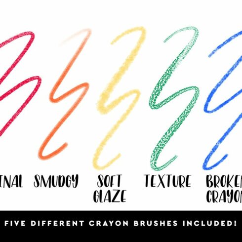 Crayon Procreate Brushes | MasterBundles