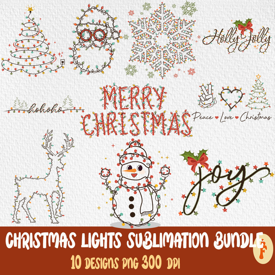 Best Christmas Lights Sublimation T-Shirt Designs - MasterBundles