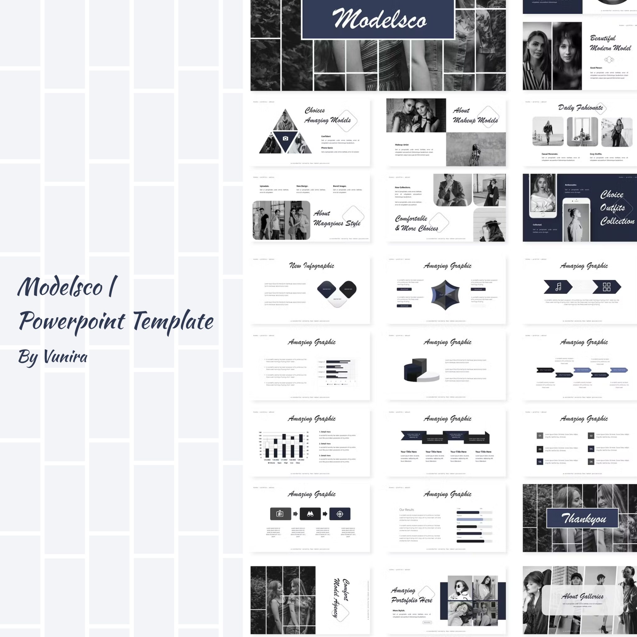 Modelsco | Powerpoint Template – MasterBundles