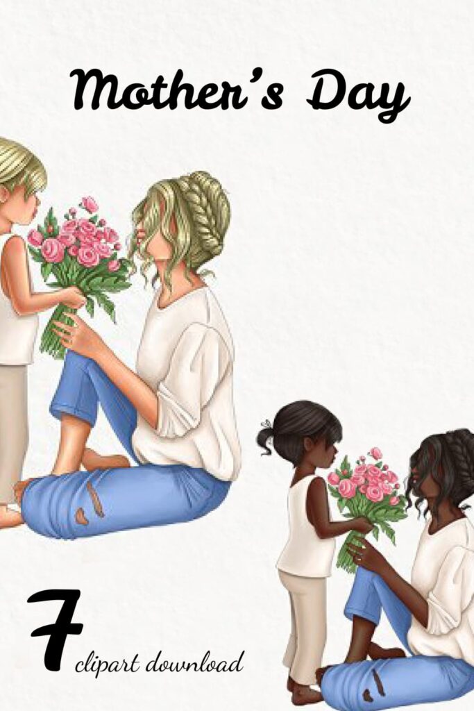 Mother’s Day Clipart Download. Mother – MasterBundles