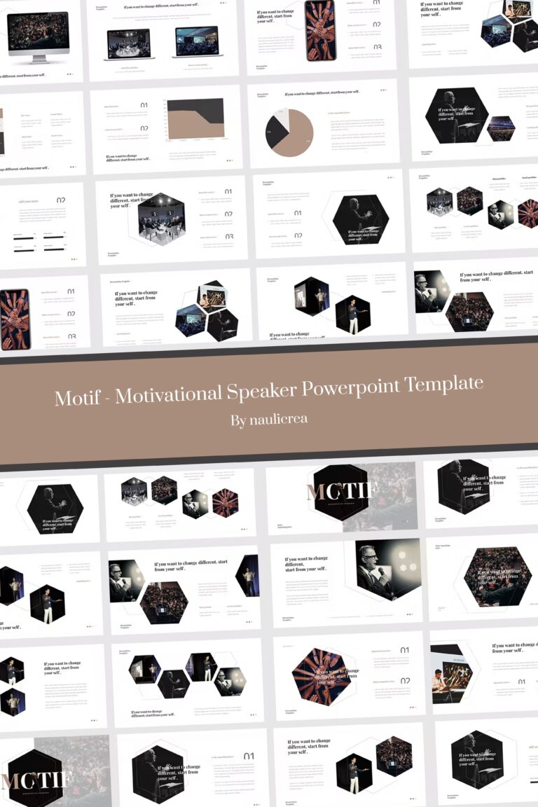 Motif - Motivational Speaker Powerpoint Template – MasterBundles