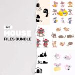 Cute Mouse SVG Files – MasterBundles