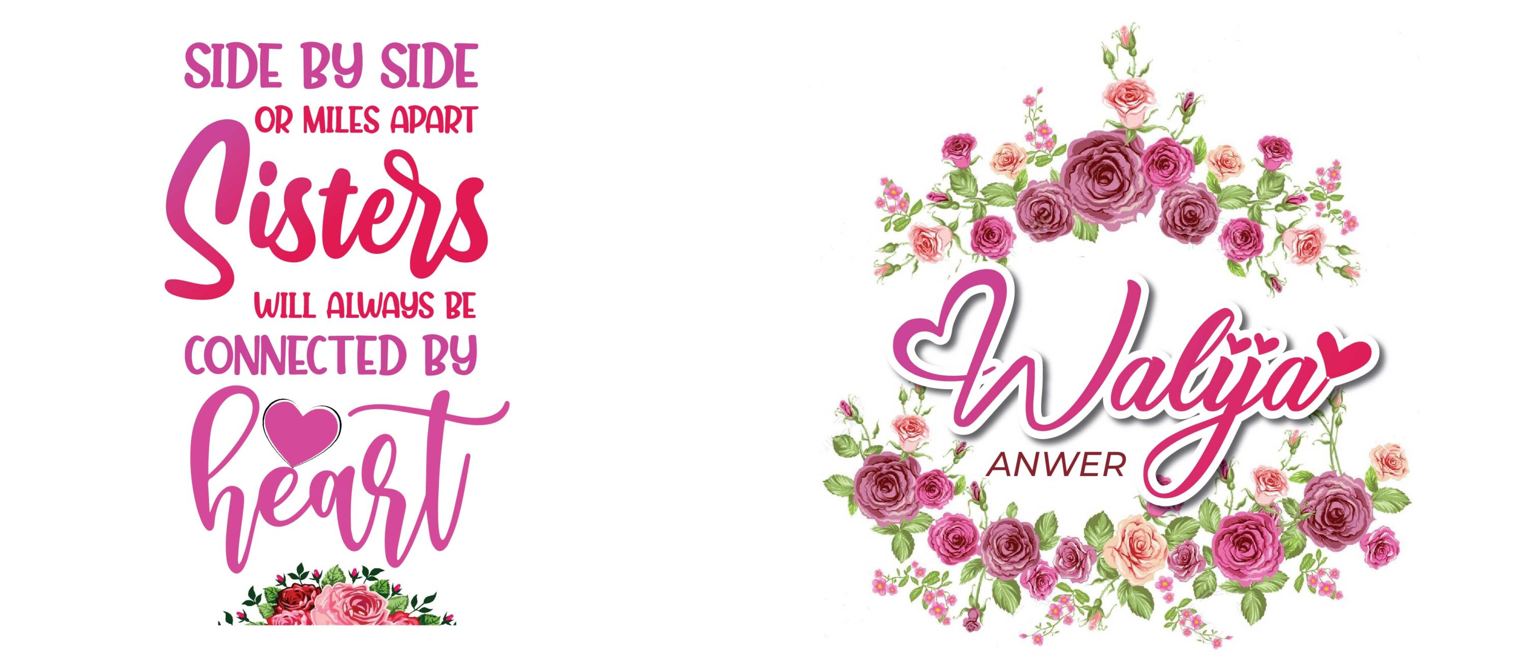 Sister Love Mug Sublimation Designs - MasterBundles