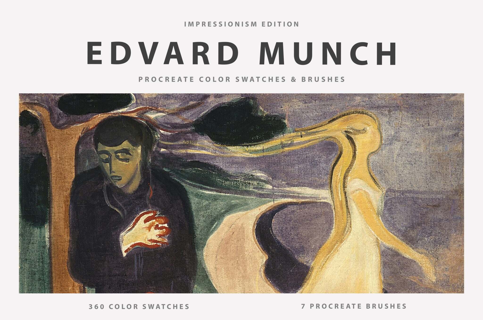 Edvard Munch's Procreate Brushes – MasterBundles