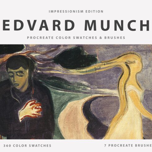 Edvard Munch's Procreate Brushes – MasterBundles