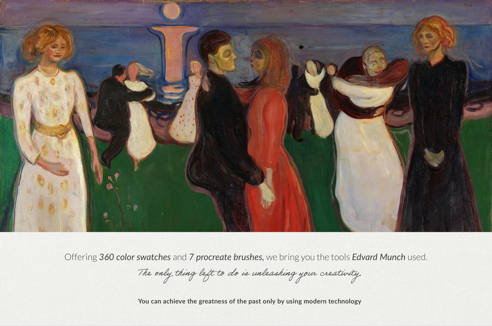 Edvard Munch's Procreate Brushes – MasterBundles