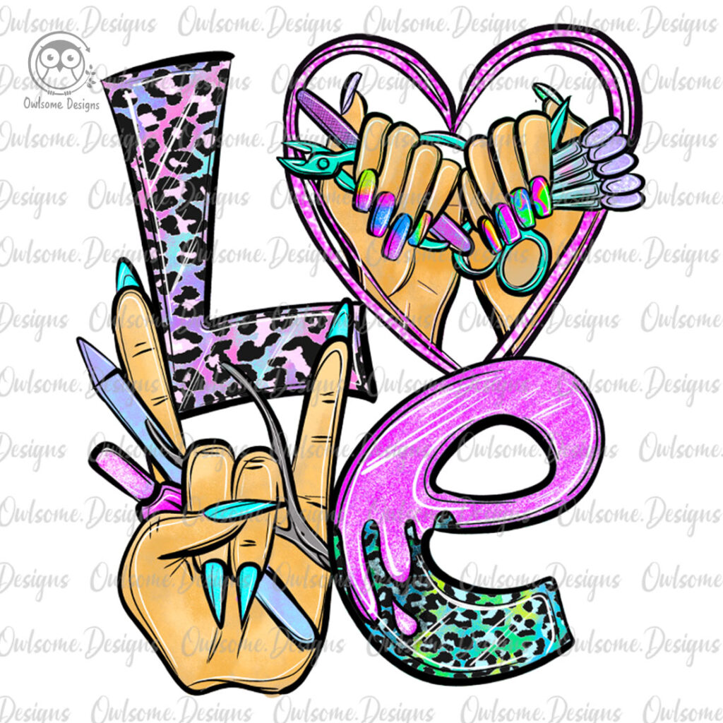 Nail Tech Sublimation Designs - MasterBundles