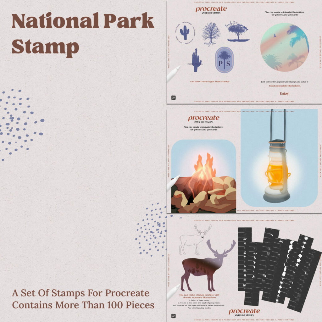 National Park Stamp – MasterBundles