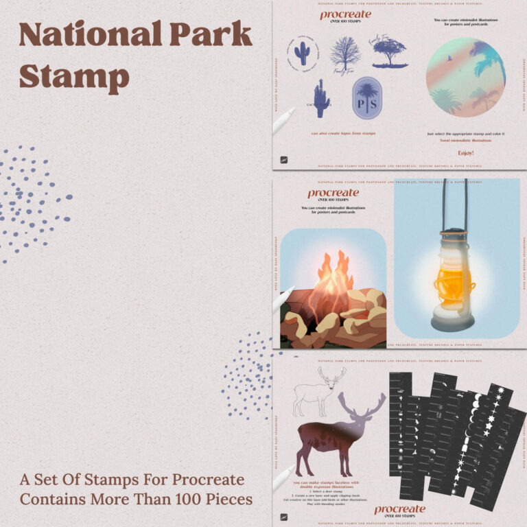 National Park Stamp – MasterBundles