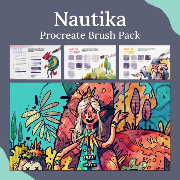 Nautika Procreate Brush Pack – MasterBundles
