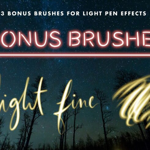 Neon Procreate Brush Kit | Master Bundles