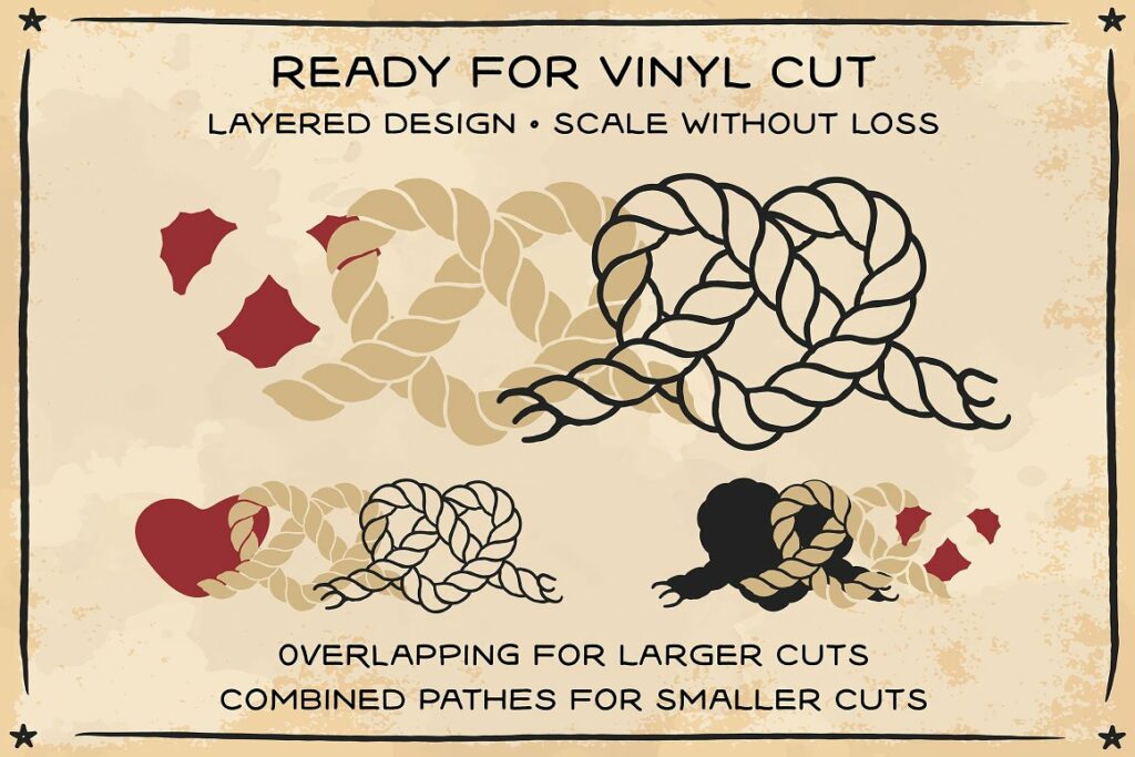 Love Tattoo Rope Heart - Cricut – MasterBundles