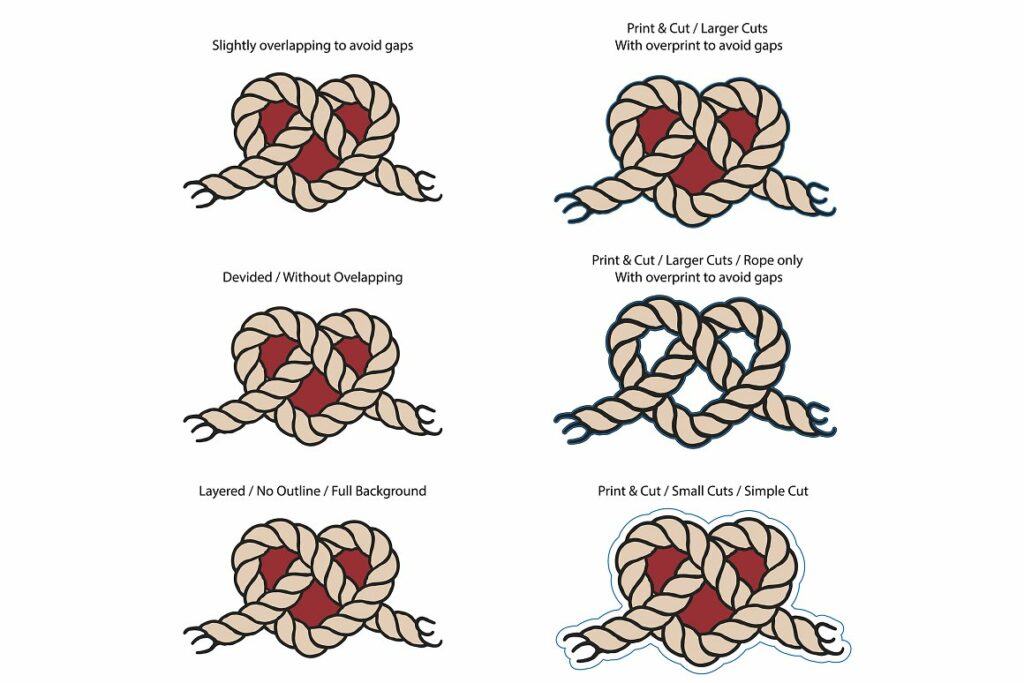 Love Tattoo Rope Heart - Cricut – MasterBundles