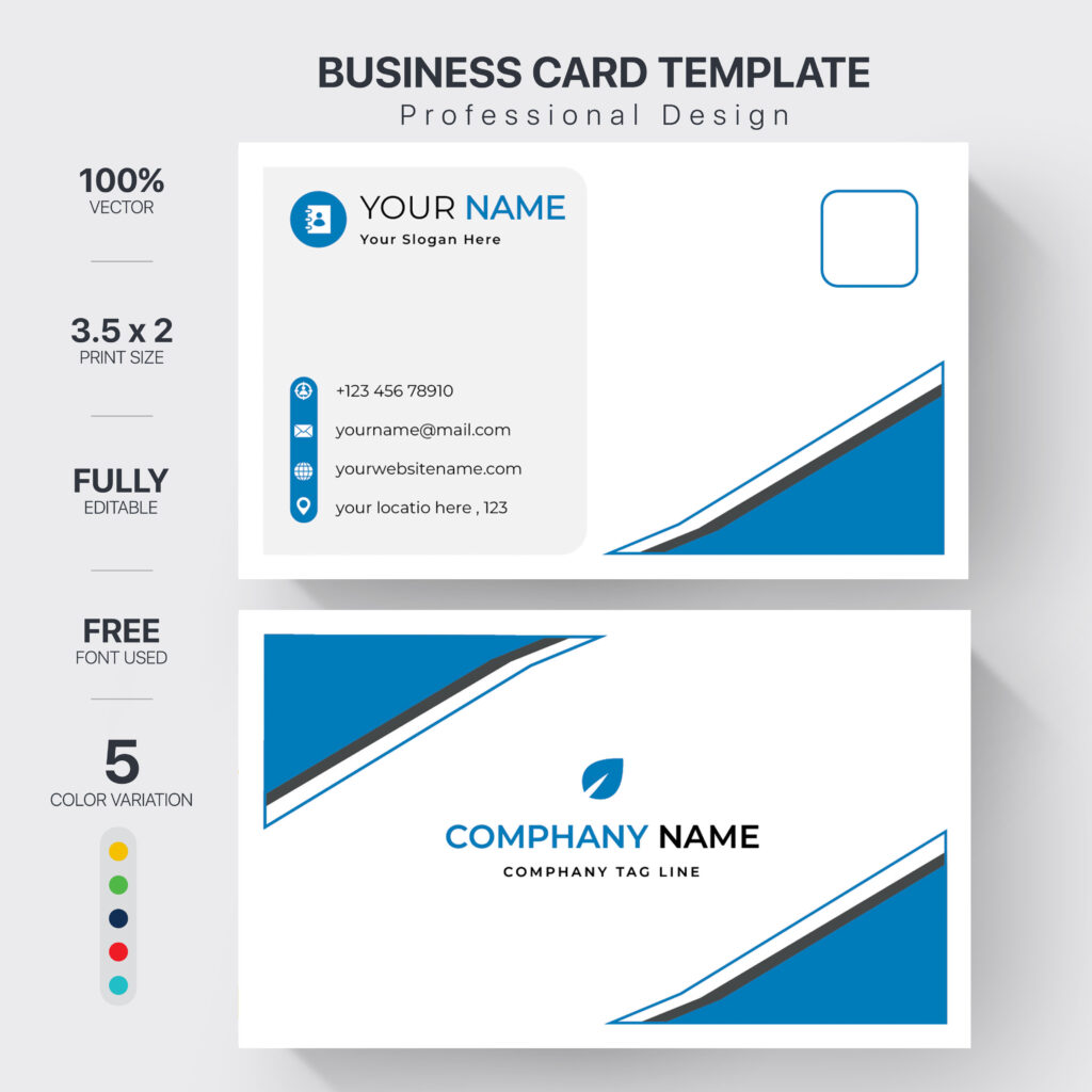 Business Card Template - MasterBundles