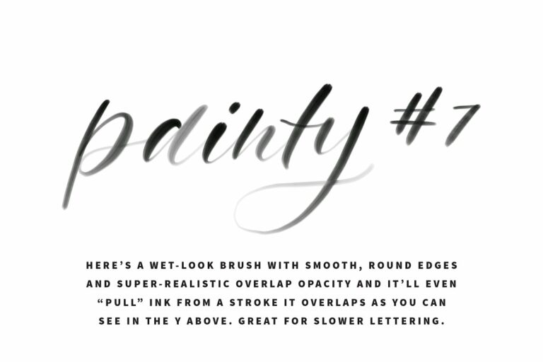 8 Procreate Lettering Brushes – MasterBundles