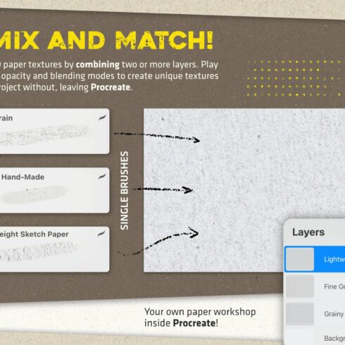 Paper Block Procreate Brush Pack – MasterBundles