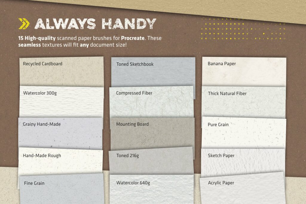 Paper Block Procreate Brush Pack – MasterBundles