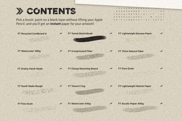 Paper Block Procreate Brush Pack – MasterBundles