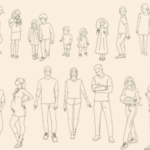 Parenthood. Line Art Family Set – MasterBundles
