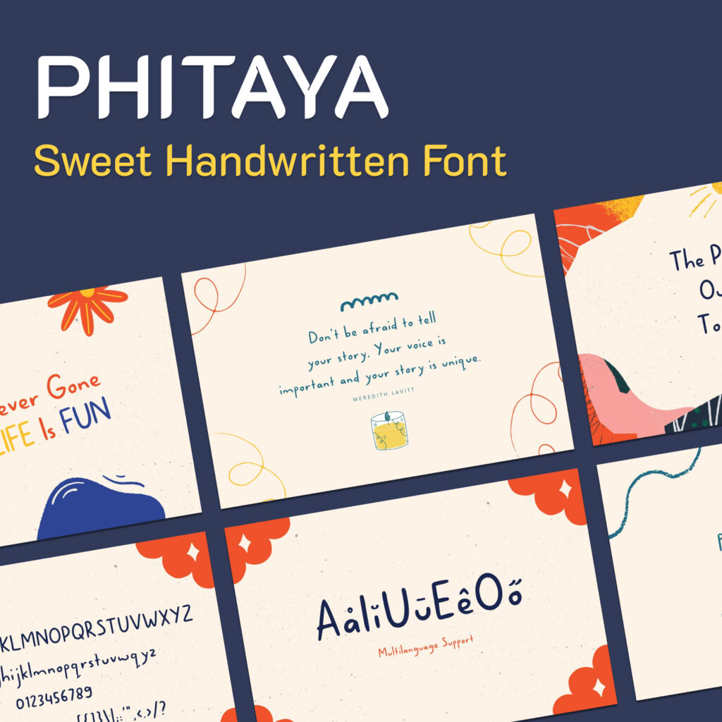 Phitaya | Sweet Handwritten Font – MasterBundles