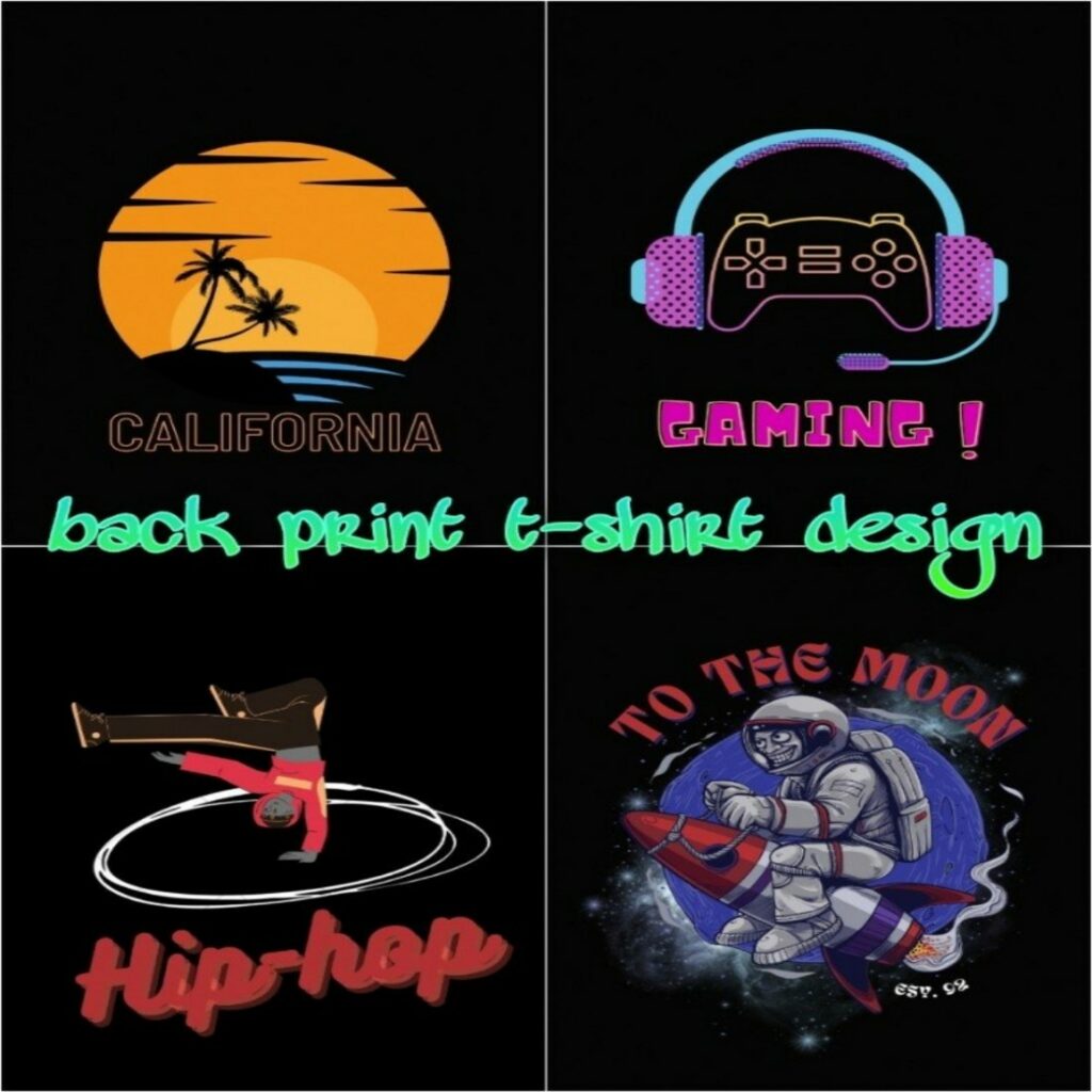 Back Print T-shirt Design - MasterBundles