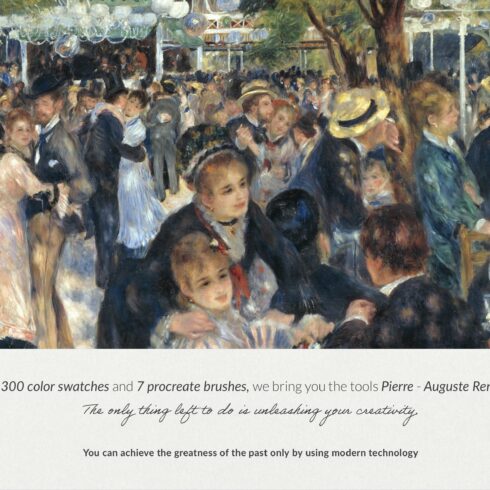Pierre Renoir's Procreate Brushes | MasterBundles