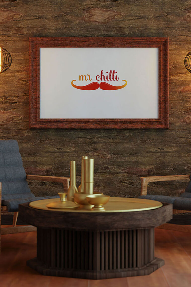 Creative and Minimal Food Logo, Mr. chilli, - MasterBundles