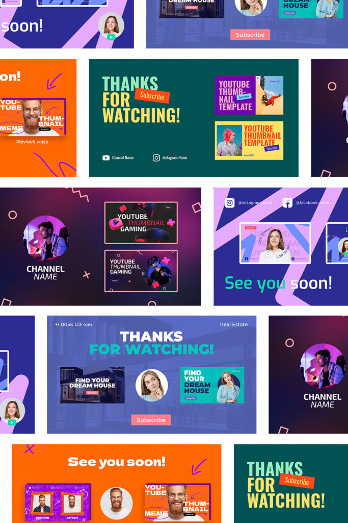 Youtube and Screen Template – MasterBundles
