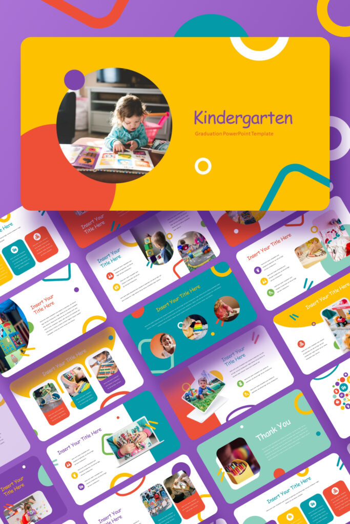 Kindergarten Graduation Powerpoint Template – MasterBundles