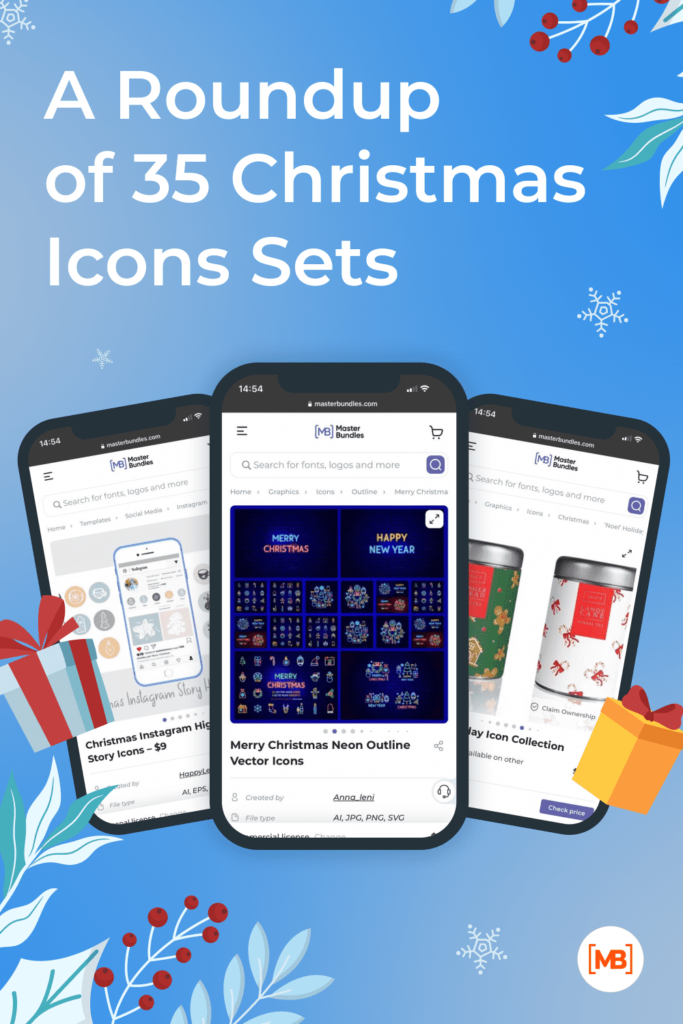 A Roundup of 35 Free & Paid Christmas Icons (2023)