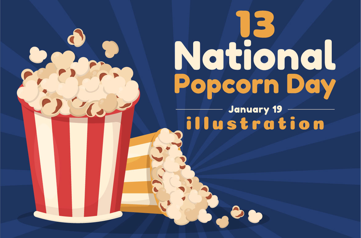 13 National Popcorn Day Illustration - MasterBundles