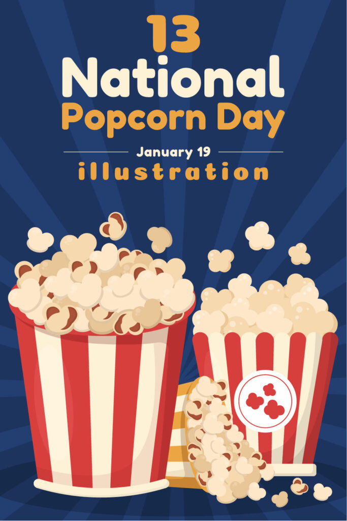 13 National Popcorn Day Illustration - MasterBundles