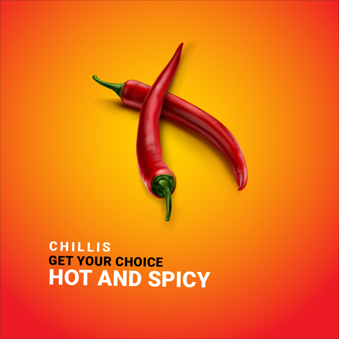 Chilli Poster Design-$8 Only - MasterBundles