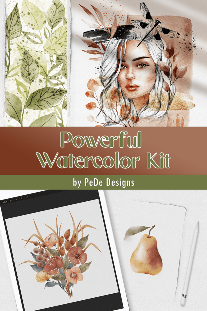 Powerful Watercolor Kit – MasterBundles
