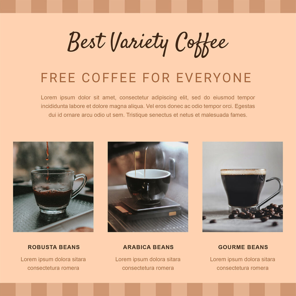 Set Of International Coffee Day Social Media Post Templates - Only $8 ...
