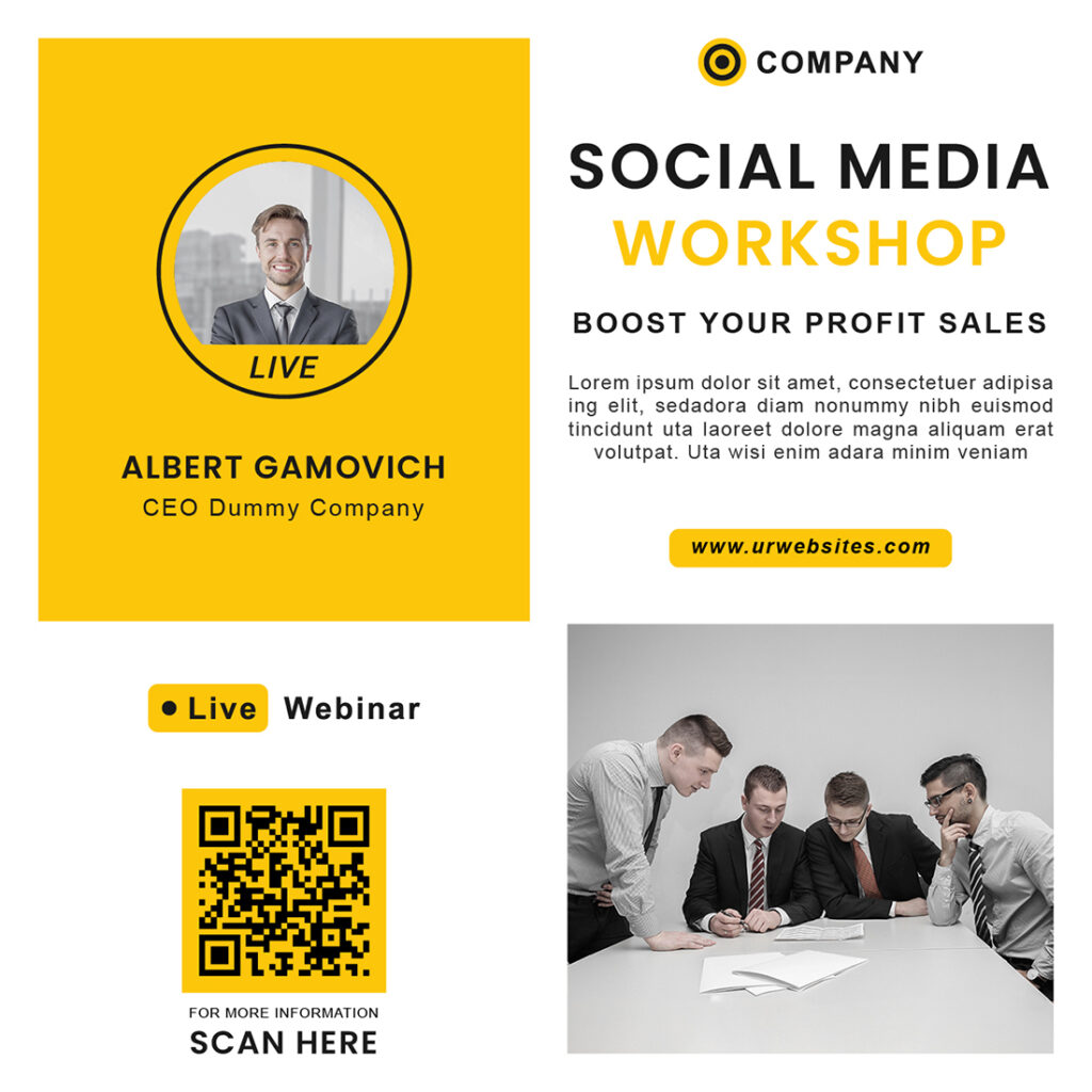 Online Business Workshop Social Media Post Templates - Only $8 ...