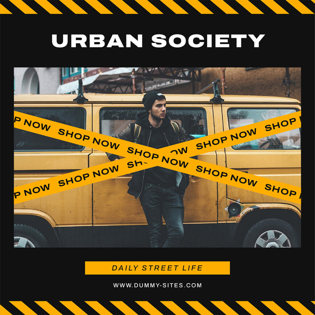 Street Fashion Style Social Media Post Templates - MasterBundles