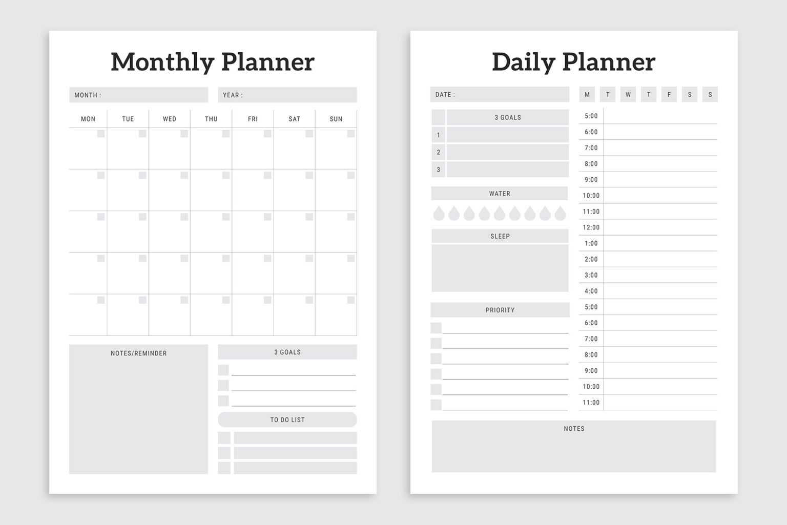 Ultimate Planner Bundle Pack Vo.55 - MasterBundles