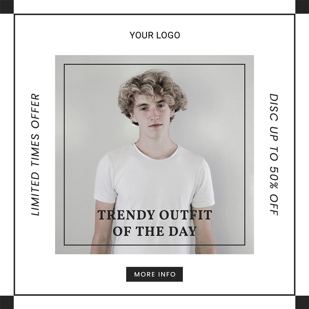 Fashion Trendy Social Media Post Templates - Only $8 - MasterBundles