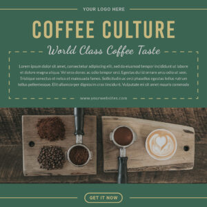 Coffee Shop & Cafe Pack Social Media Post Templates - MasterBundles